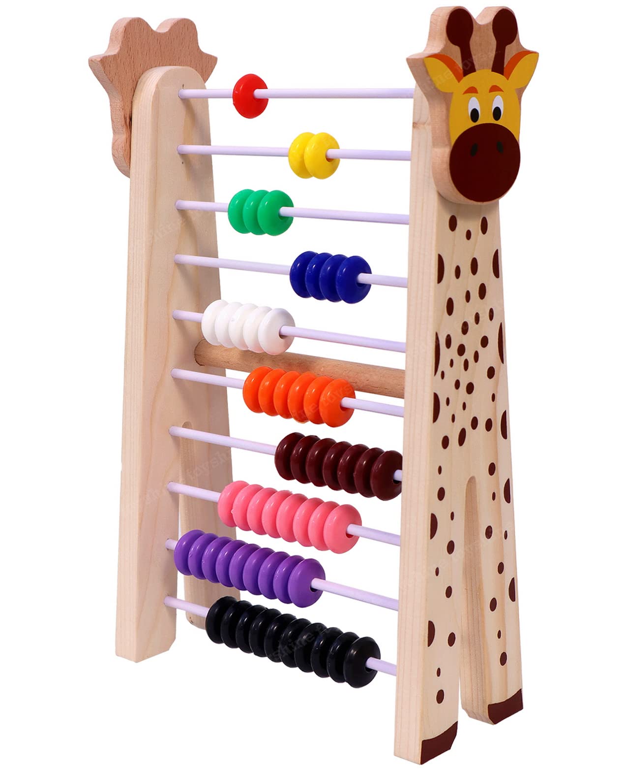 Buy Toyshine Giraffe Wooden Abacus And Learning Play Center - Multi Color, Kid Online at Low ...