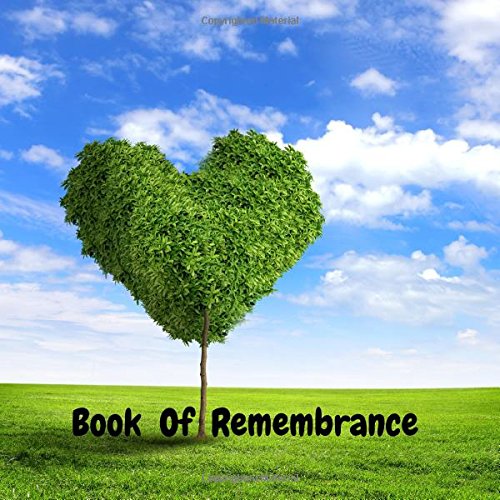 Book Of Rememberance: Large Square Celebration of Life, Condolence Book ...
