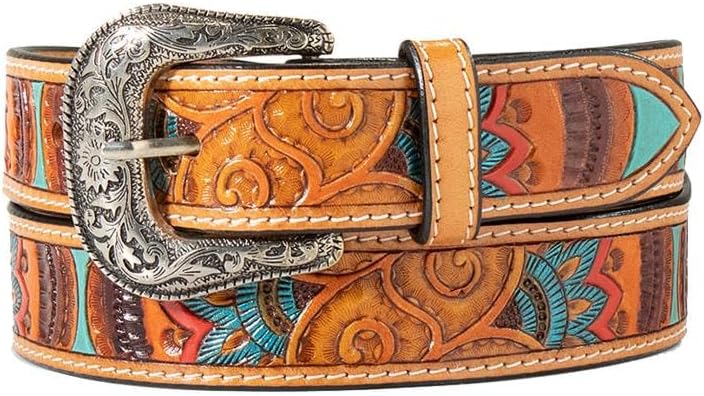 ARIAT Women's Western Paisley Handtooled Belt at Amazon Women’s ...