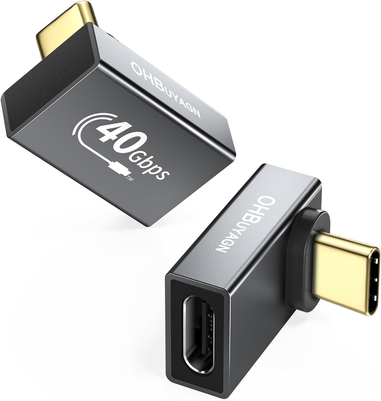 RUIZHI 2 Stück USB C 90° Adapter Typ C,USB C Adapter Typ C Buchse auf ...