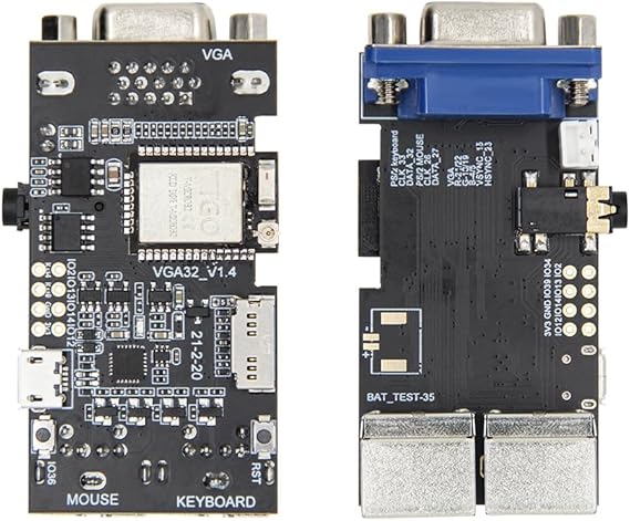 Amazon.com: LILYGO FabGL VGA32 VGA ESP32 PSRAM Module Controller PS/2 Mouse Keyboard Graphics ...