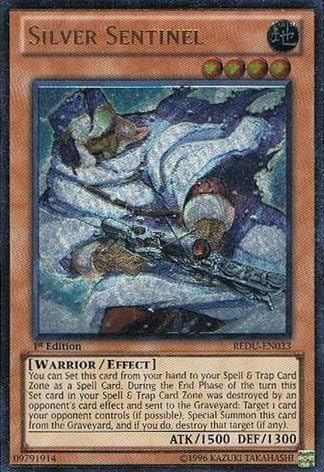 Amazon.com: Yu-Gi-Oh! - Silver Sentinel (REDU-EN033) - Return of The ...