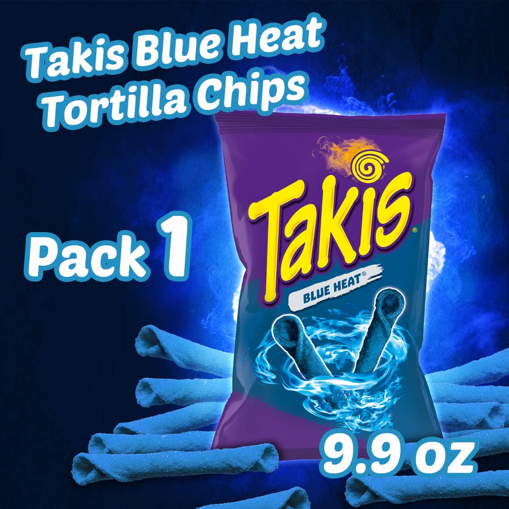 Takis Blue Heat Hot Chili Pepper Nuevo sabor, gran sab...B09L7566J6 ...