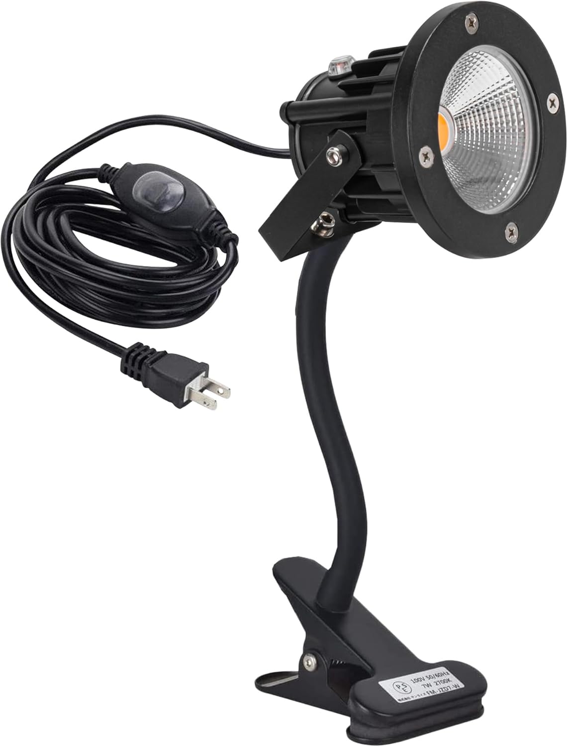 Kiven LED Accent Uplight with Light Sensor, Waterproof Plug in Clamp ...