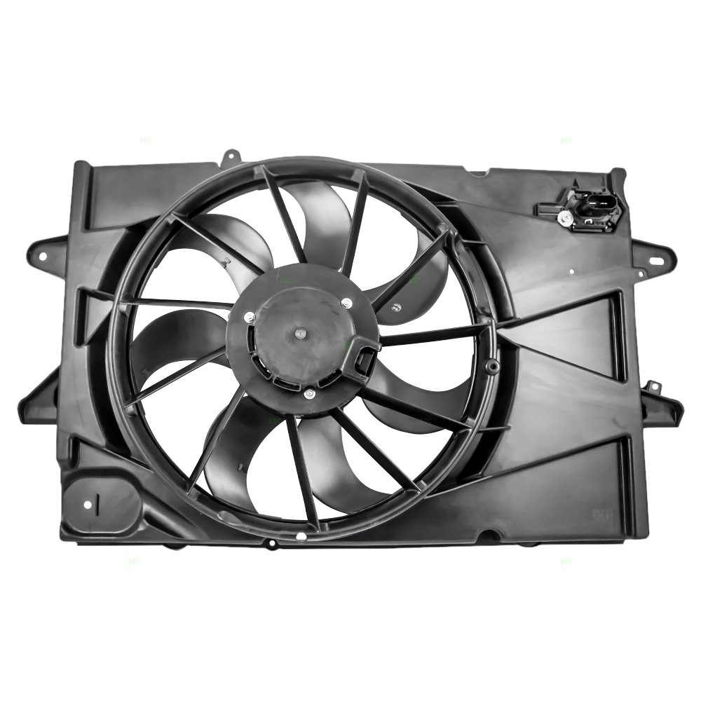 Snapklik.com : Brock Replacement Radiator Cooling Fan Motor Assembly ...