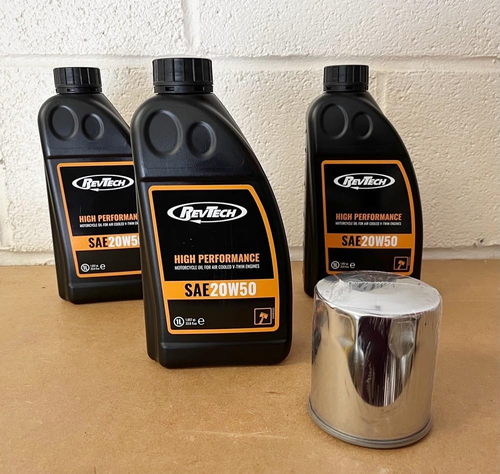 RevTech Oil Change Service Kit for Harley-Davidson Sportster/Evolution ...