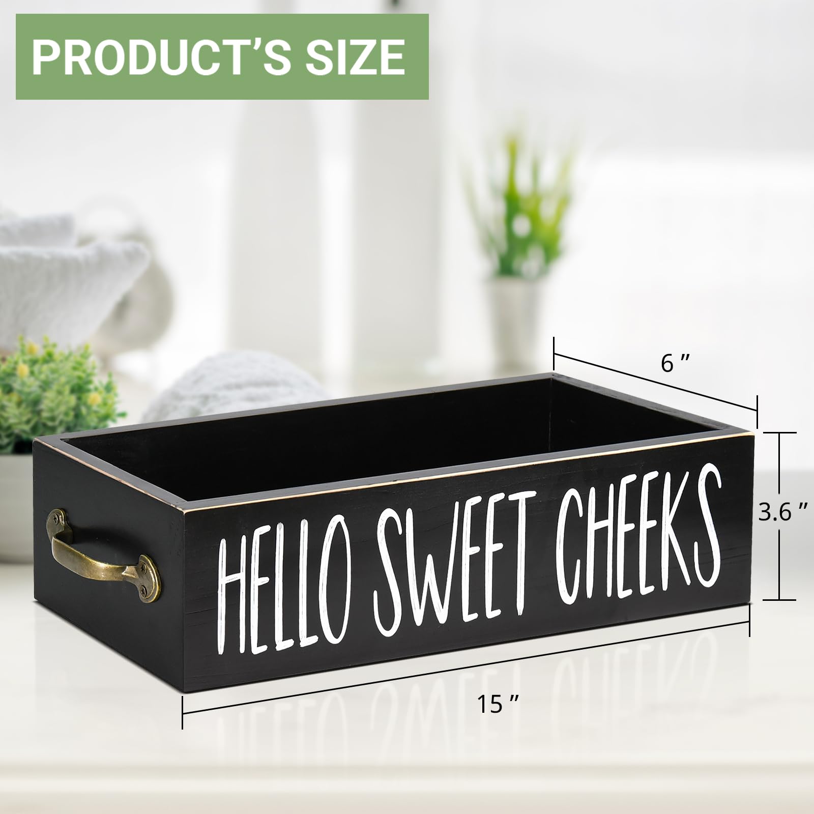 Snapklik.com : Bathroom Decor Box 2 Sides Funny Toilet Paper Holder ...