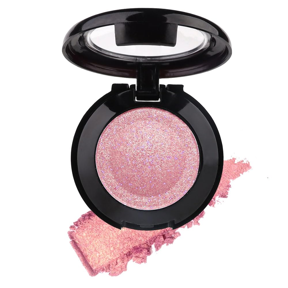 Amazon.com : Single Nude Pink Shimmer Eyeshadow,Bright High Pigment ...