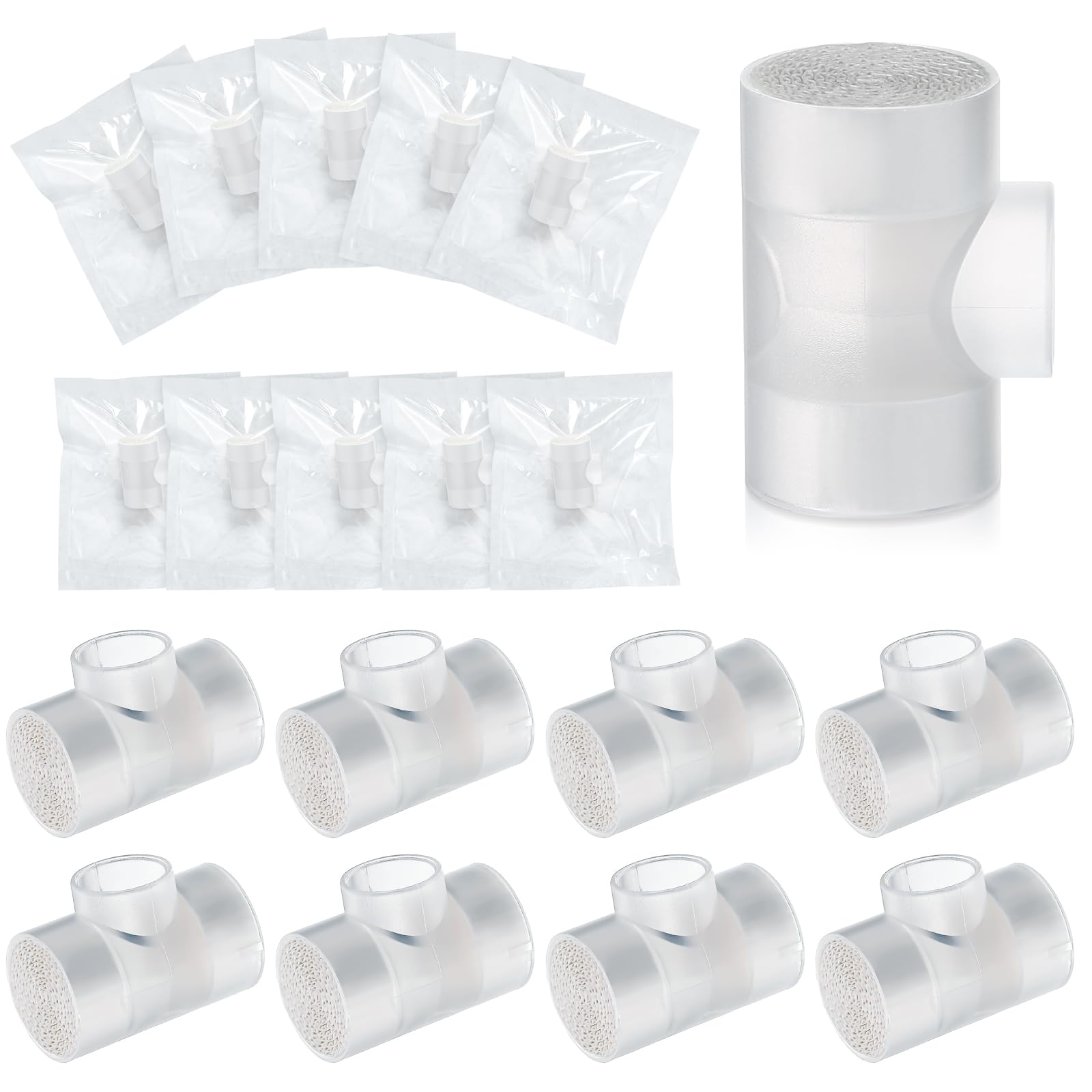 Amazon.com: Threlaco 25 Pcs Tracheostomy HME Heat Moisture Exchanger ...