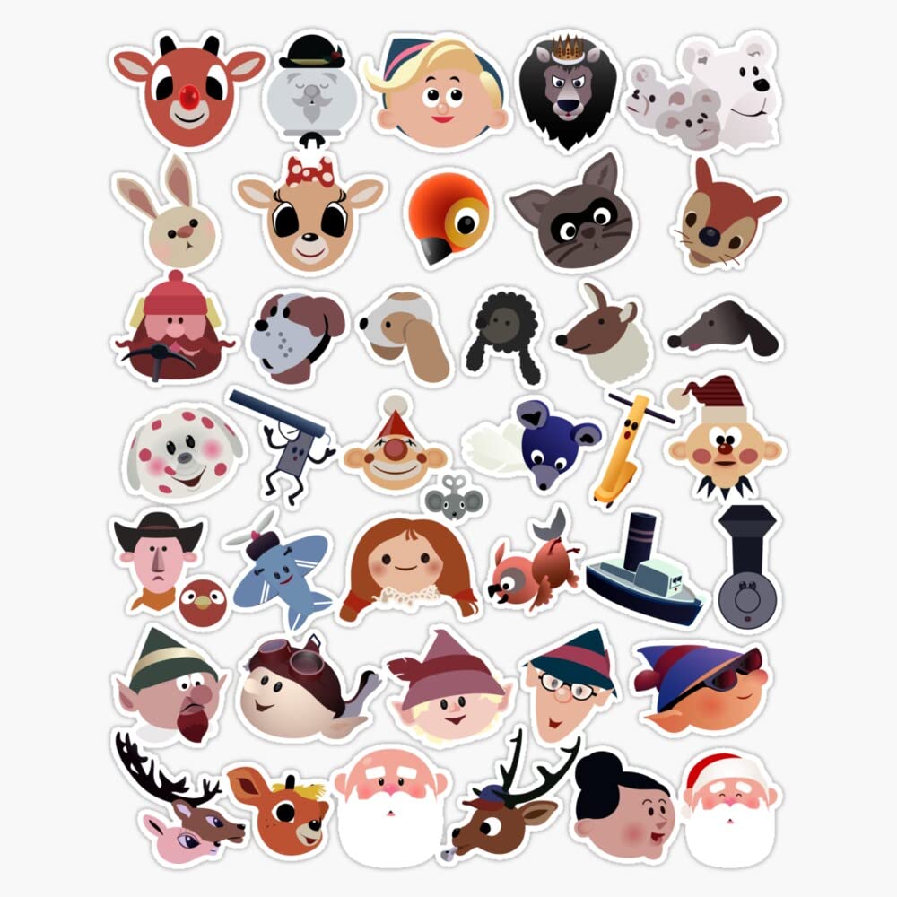 Amazon.com: Rudolph Iconography Sticker Bumper Sticker Vinyl Decal 5 ...