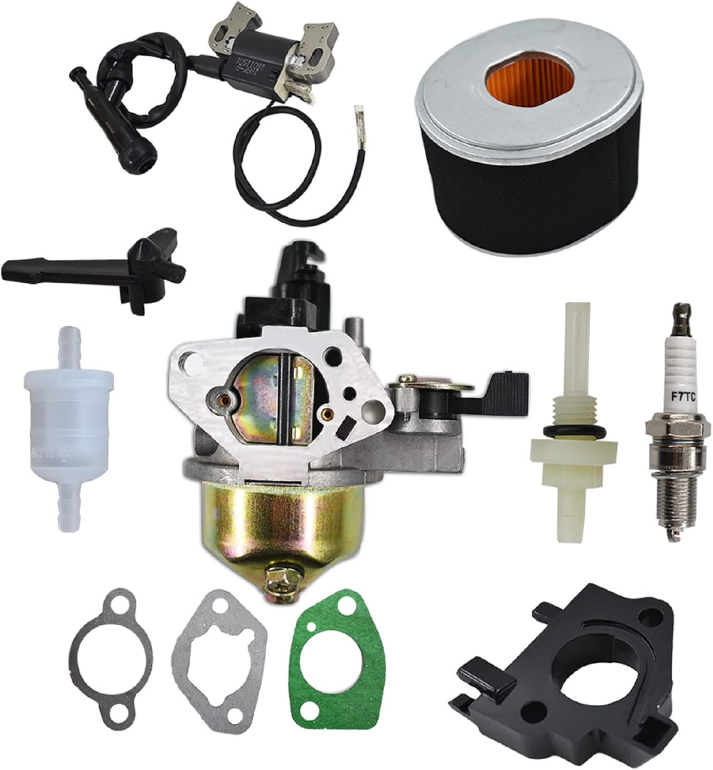 Amazon.com : munirater GX390 13HP Carburetor with Ignition Coil 17210 ...