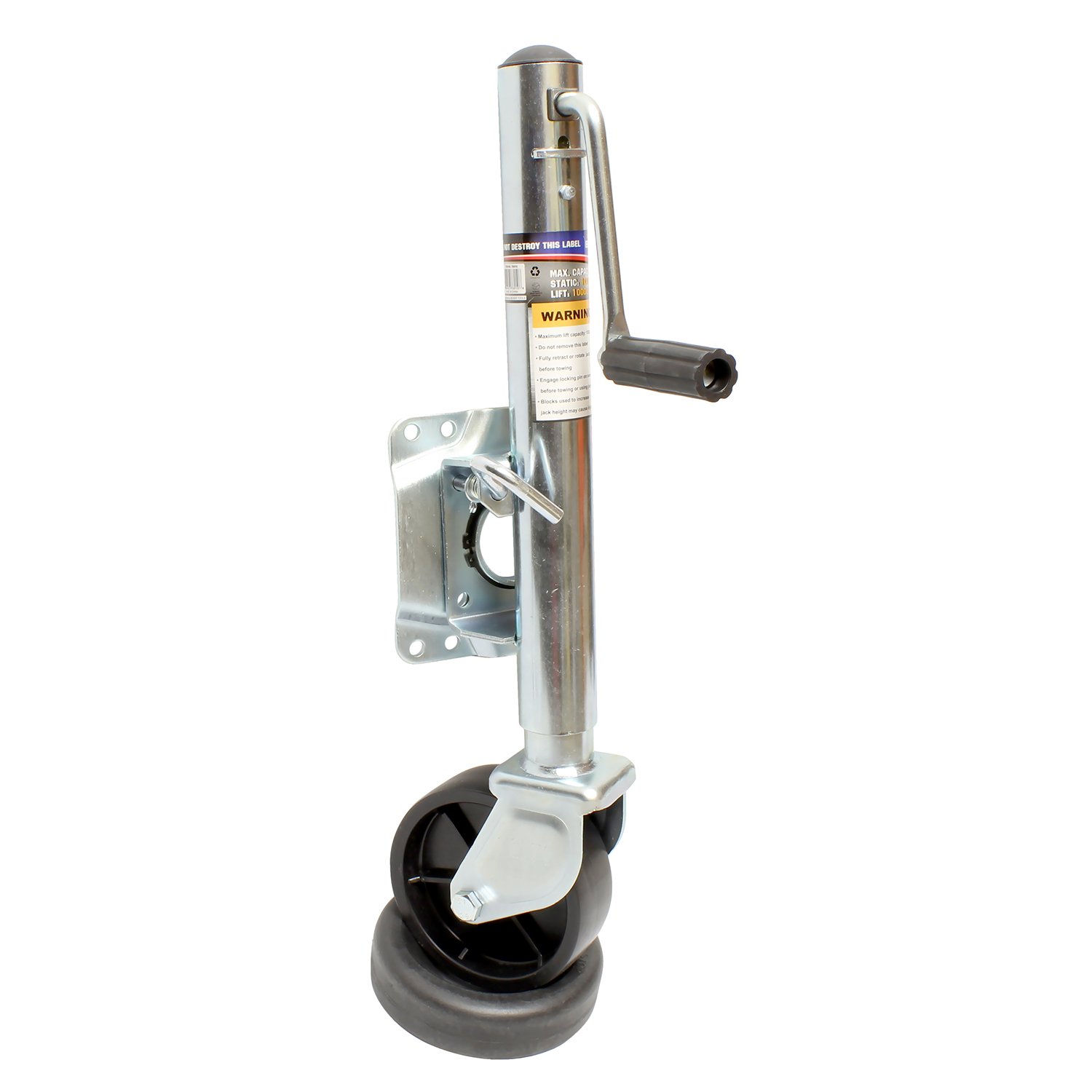 Buy ABN Marine Trailer Jack with Wheel – Side Wind Trailer Jack 1,000 ...