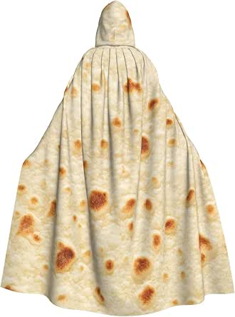 Amazon.com: Flour Tortilla Mexico Burrito Tacos Hooded Cloak Cape ...