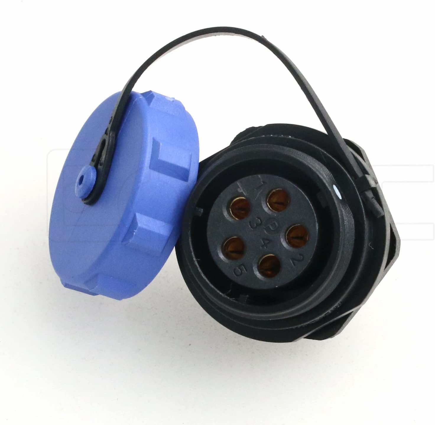 Amazon.com: Eonvic Weipu SP21 5 Pin Socket Panel Mount Aviation ...