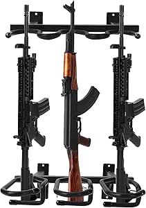 Amazon.com: Garvee Gun Racks for Wall, 3 Slot Gun Free-Standing Rifle ...