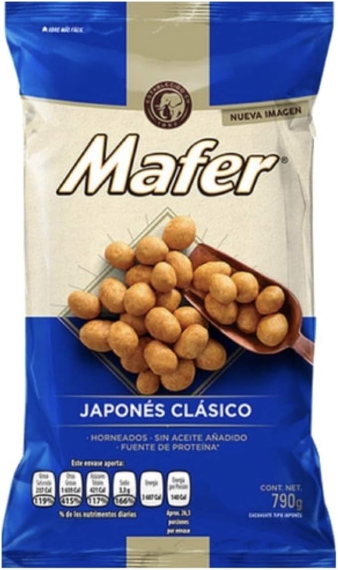 Cacahuate Japonés Mafer 790 g : Amazon.com.mx: Alimentos y Bebidas