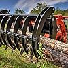 Amazon.com : Titan Attachments 72" Extreme Root Grapple Rake Attachment ...