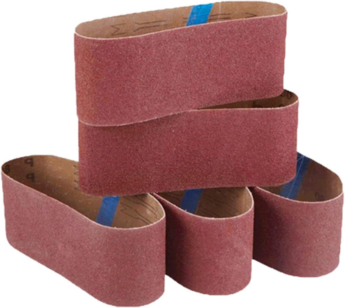240 Grit Sanding Belts, 75mm x 533mm Aluminum Oxide Sanding Belt 5 Pcs ...