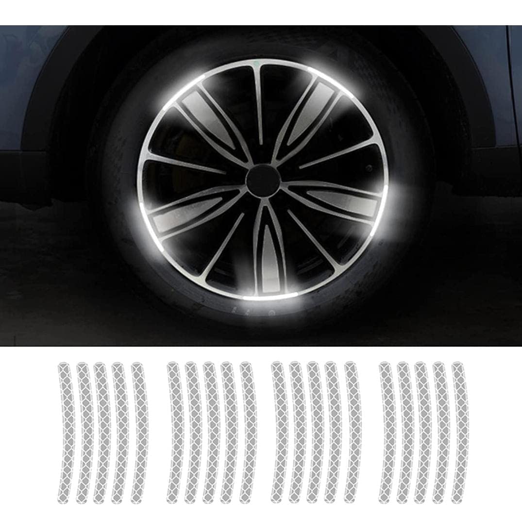 3m Reflective Wheel Rim Waning Safety Sticker Decal for Car, Bike ...