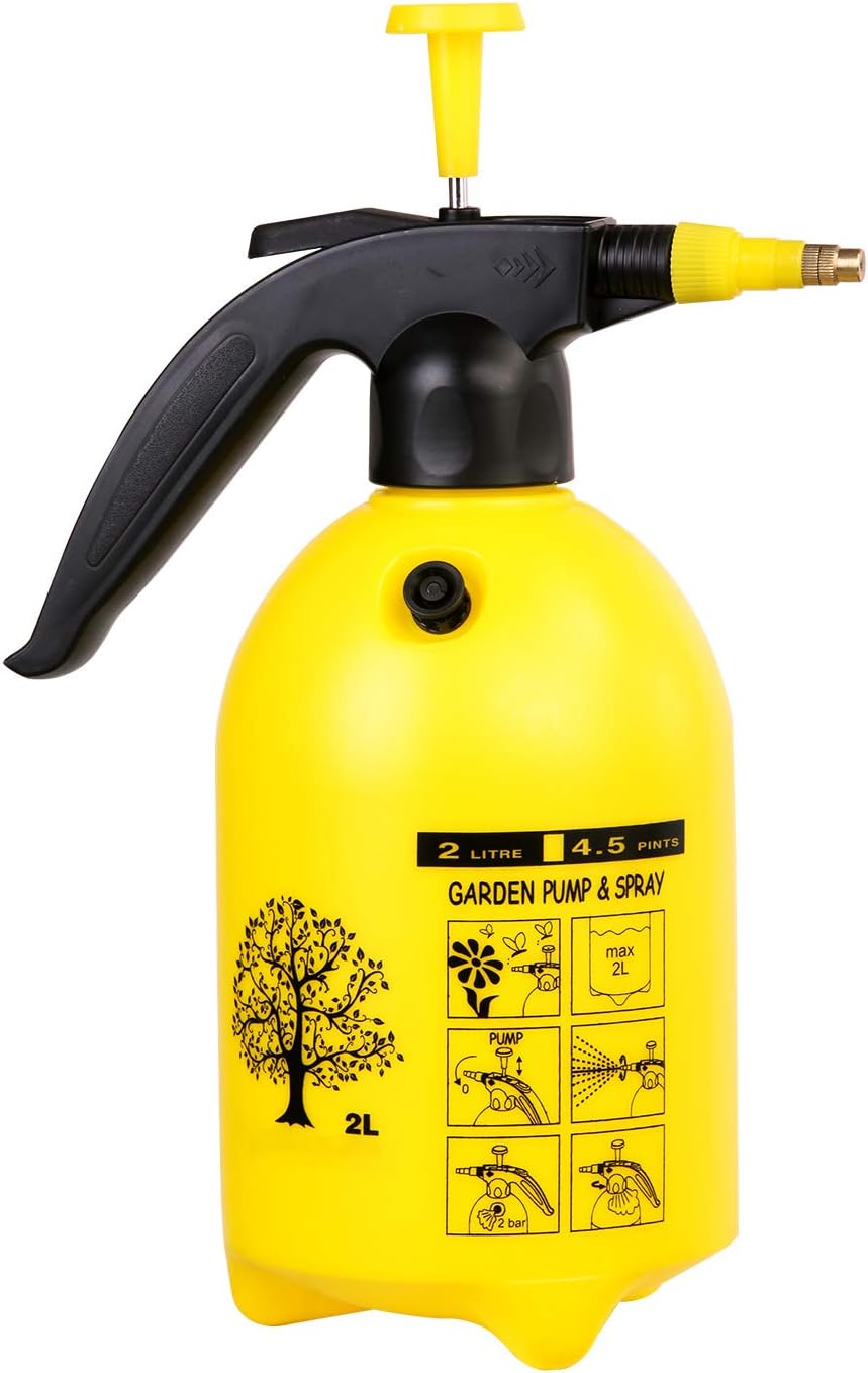 Amazon.com : Nuogo 3 Pcs Handheld Pump Sprayer, Manual Garden Sprayer ...