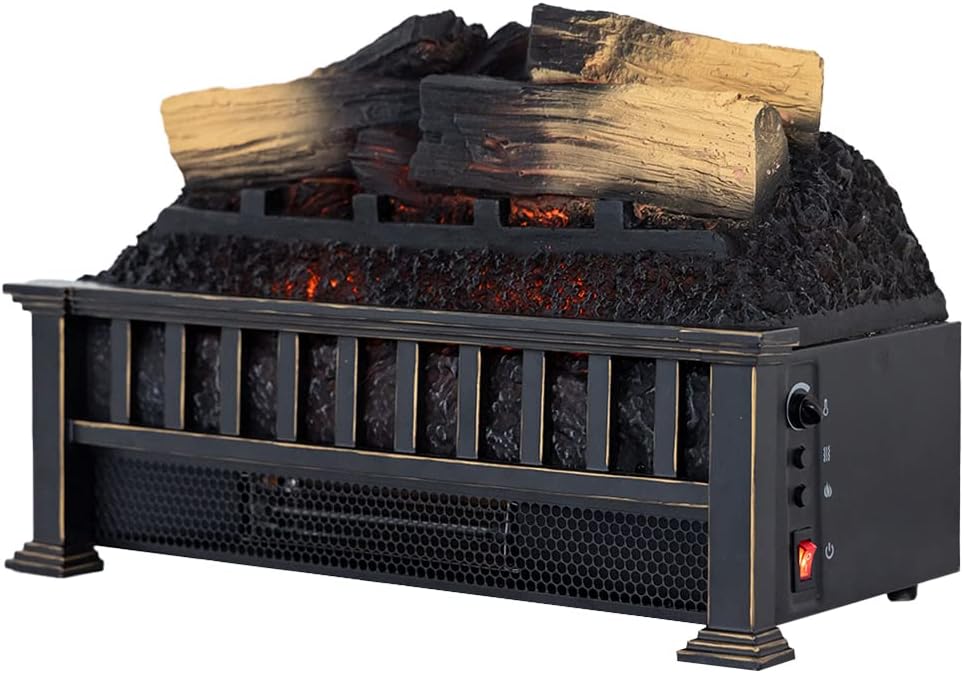 Amazon.com: Dimplex DLG1058 Open Hearth Fireplace Insert with Faux Logs ...