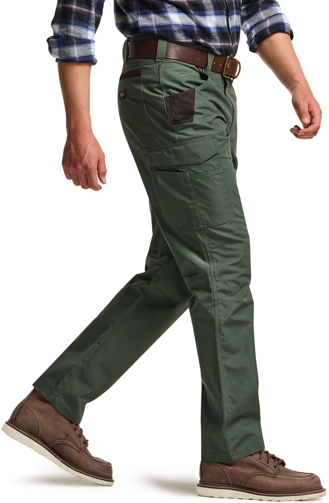Snapklik.com : Mens Ripstop Work Pants, Water Resistant Tactical Pants ...