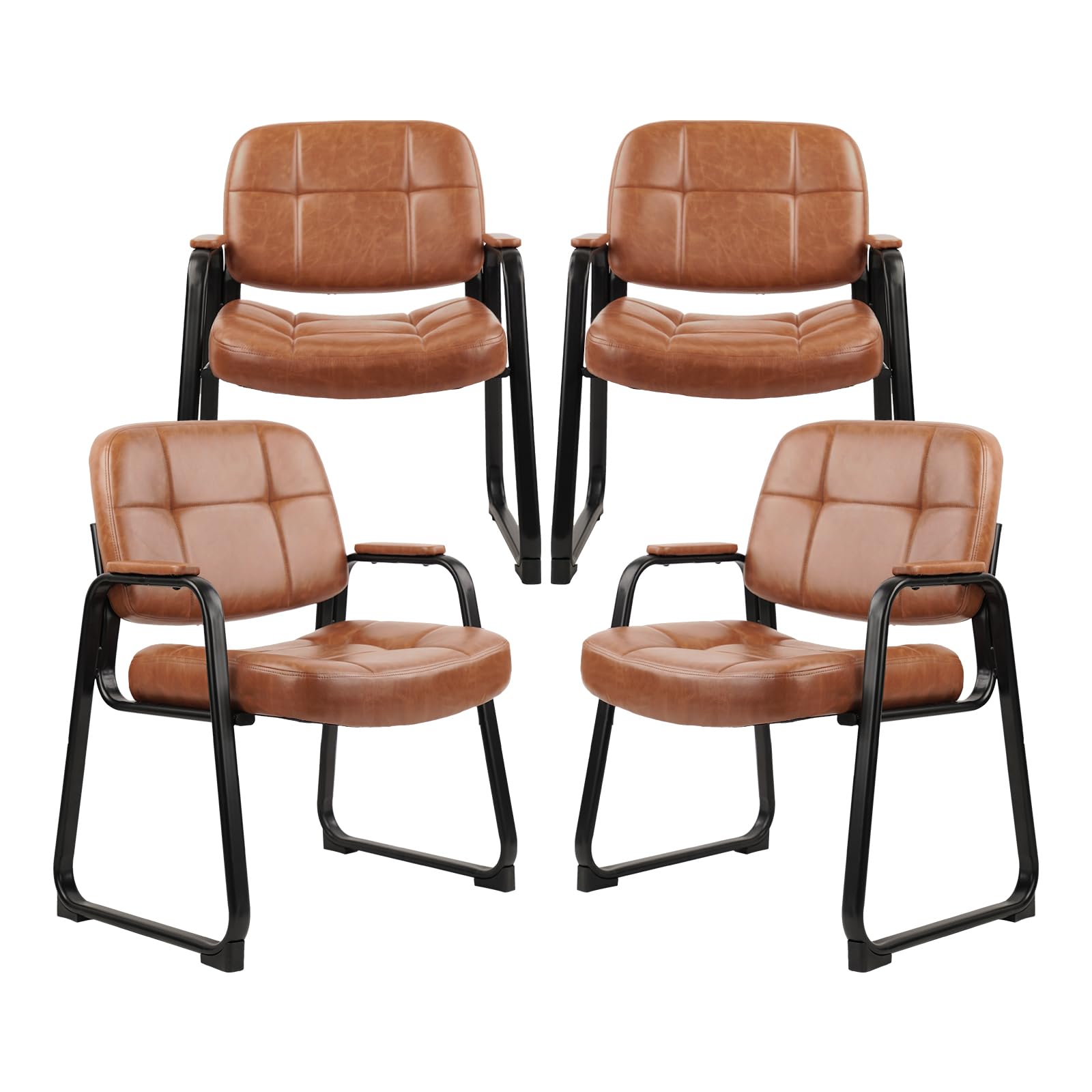 Amazon.com: CLATINA Big & Tall 400 lb Waiting Room Chairs with Padded ...