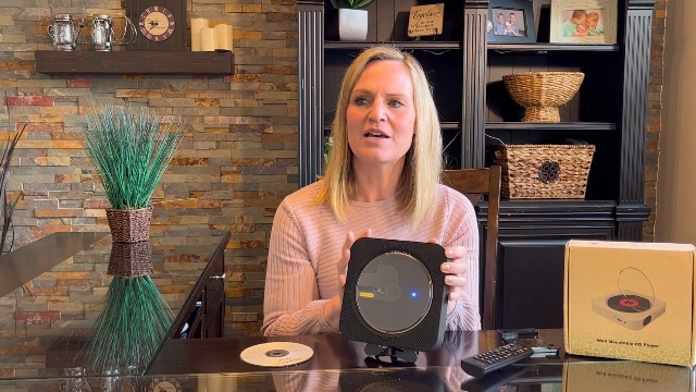 Watch What a nice Portable CD Player with Bluetooth on Amazon Live