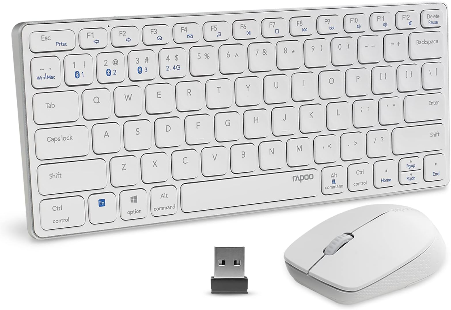 Microsoft Wireless Desktop 3050 with AES - Keyboard and Mouse Combo ...