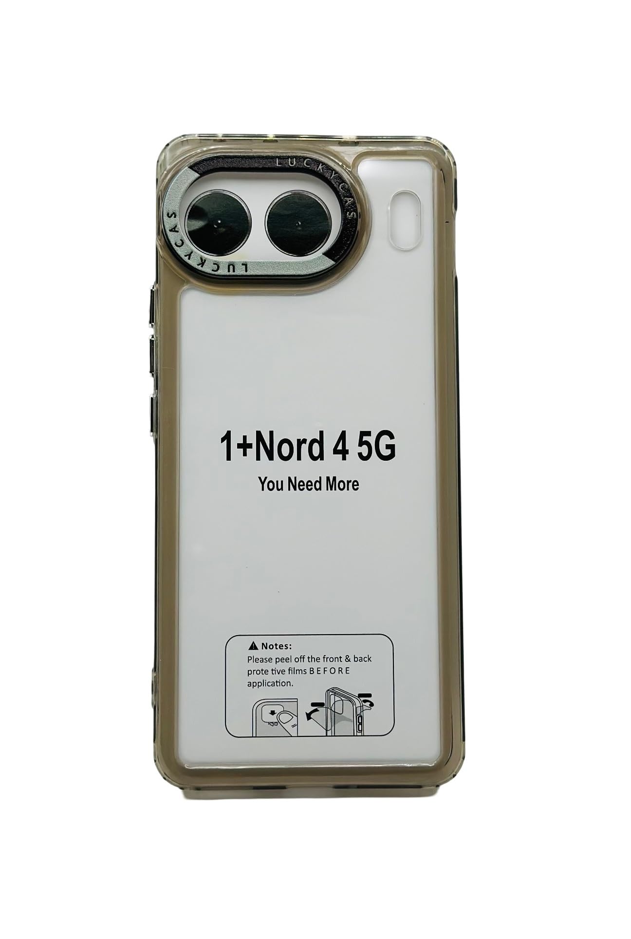 Buy Muzz Case Compatible with OnePlus Nord 4 Luxury Square Frame ...