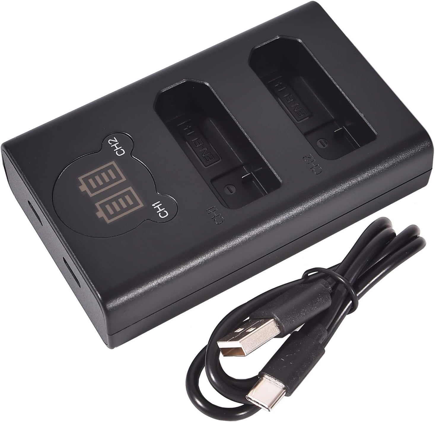 DuraPro LCD Dual USB Charger for Nikon EN-EL14, EN-EL14a and Nikon ...