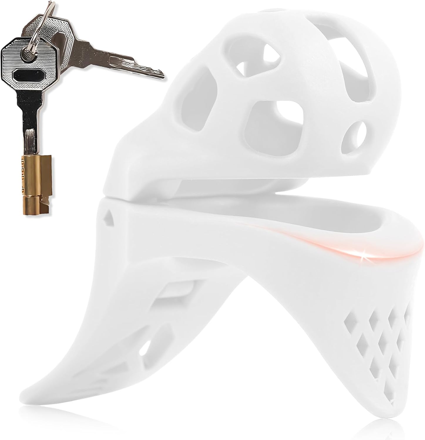 Amazon.com: Male Chastity Device Long Tail Cock Cage with Concealed Lock and 3 Different Sizes ...