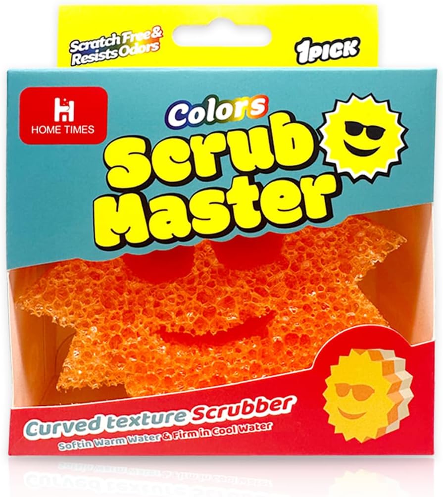 Amazon.com: 5 Pack Scrub Master Color Sponges - Scratch-Free ...