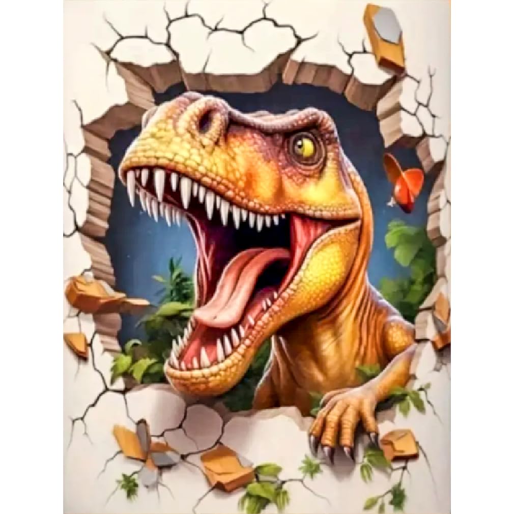 Amazon.com: BOHADIY Dinosaur Diamond Art Painting Kits for Adults, Full ...