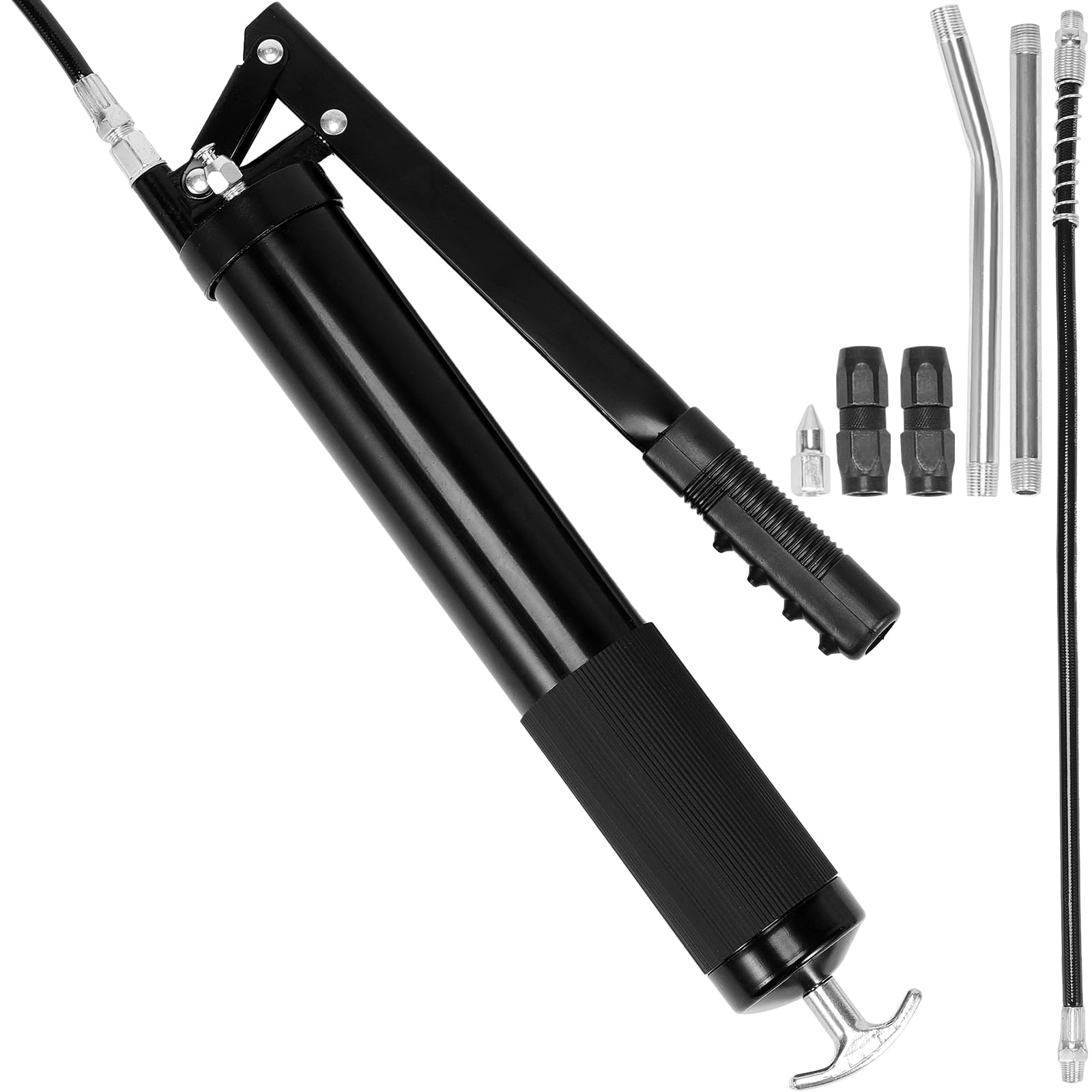 Amazon.com: VEVOR Grease Gun, 10000 PSI Heavy Duty Pistol Grip Grease ...