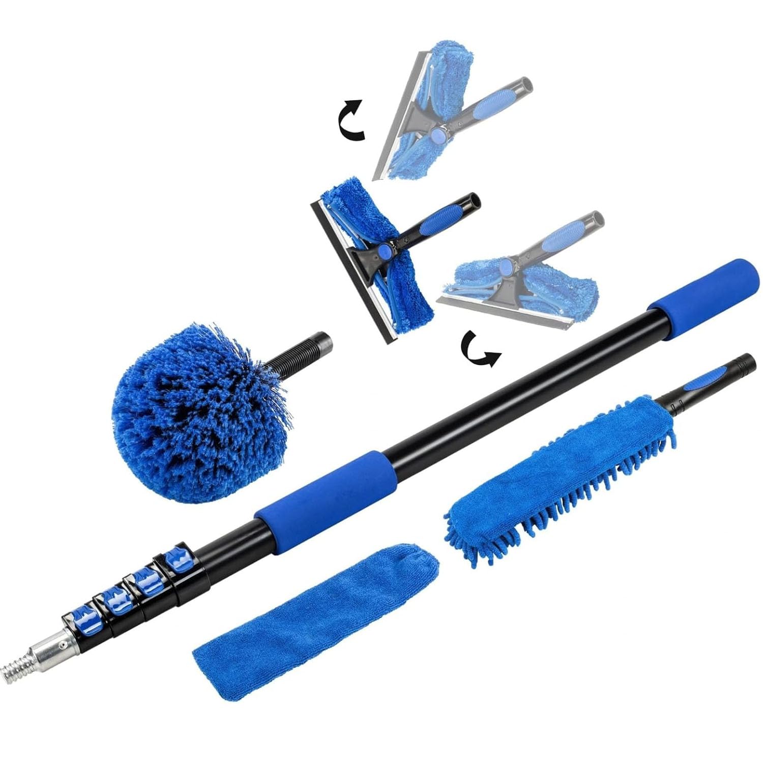 Amazon.com: High Reach Duster Cleaning Kit, 12 Ft Extension Pole, 20 Ft ...