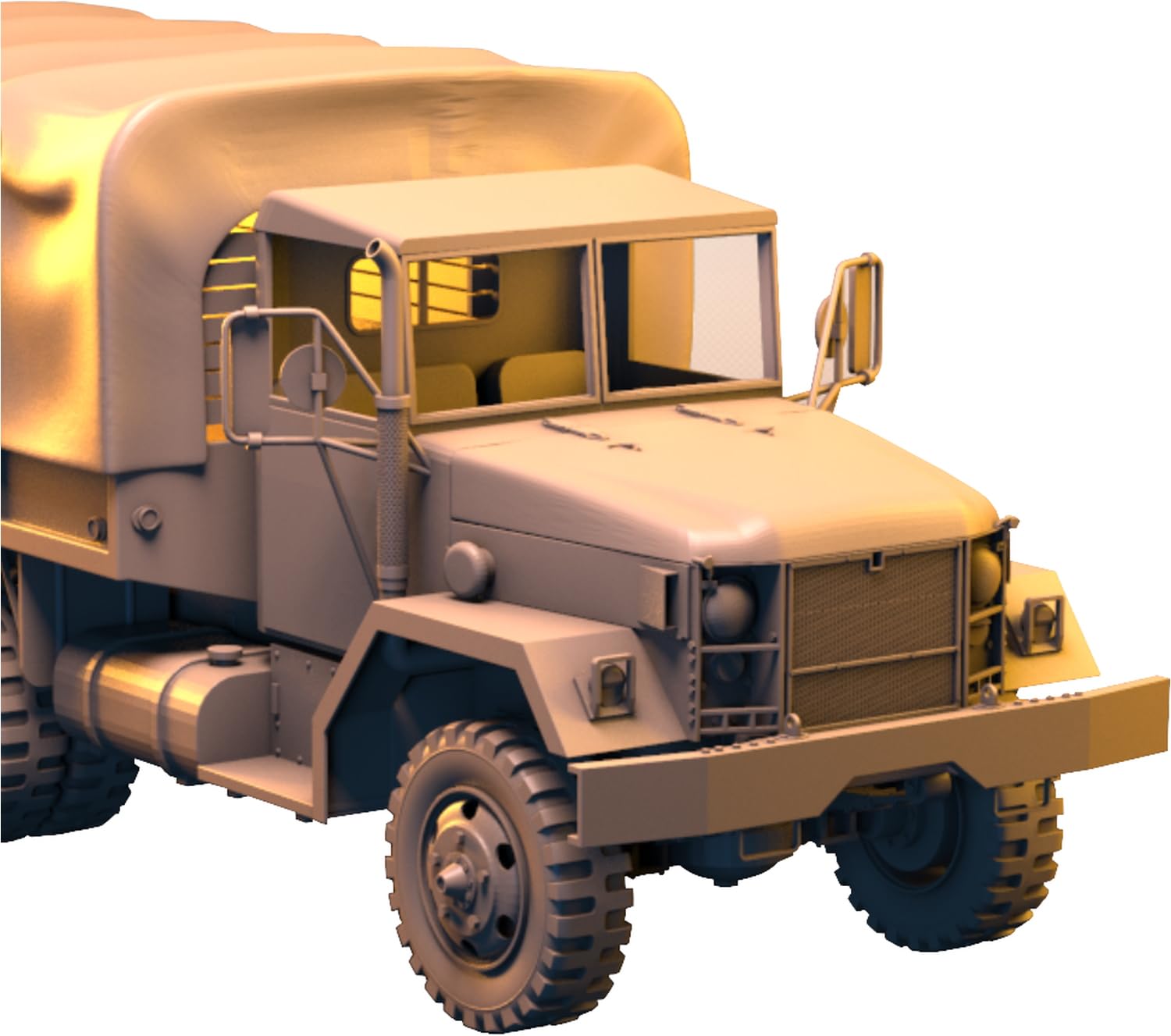 Amazon | IDAPテクノロジー 1/72 アメリカ M35A2 軍用トラック 3Dプリンター製キット PD72122 | プラモデル 通販
