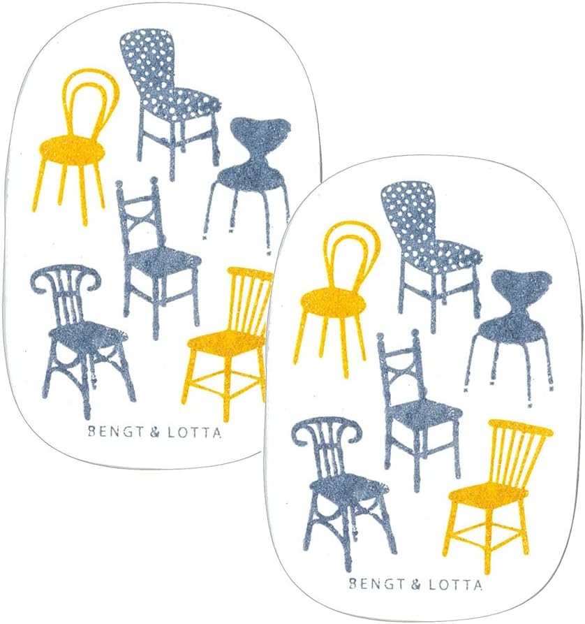 Amazon.co.jp: イーオクト(E.oct) ecomfortHouse (エコンフォートハウス) ポップアップ スポンジ B&L チェアーズ 2枚入 : ホーム＆キッチン