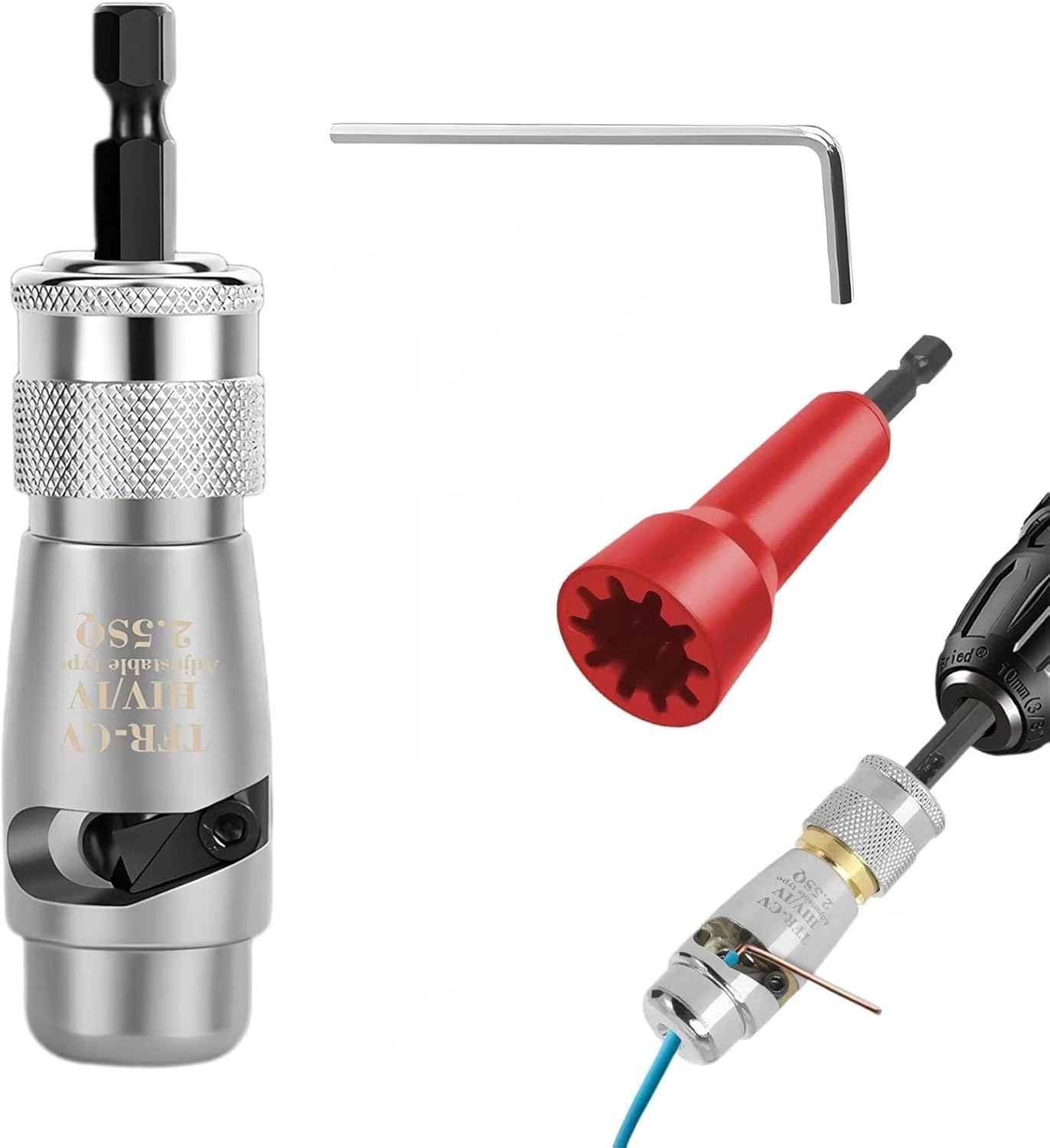 Wire Stripper, Electrician Tool Kit, Portable Electric Drill Wire ...