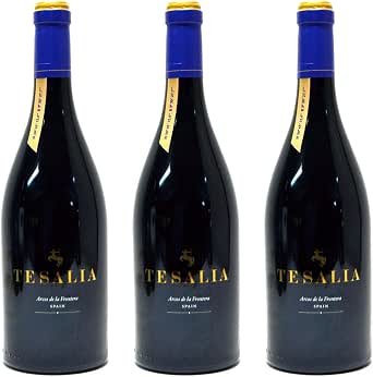 Tesalia Vino Tinto - 3 botellas x 750ml - total: 2250 ml : Amazon.es ...