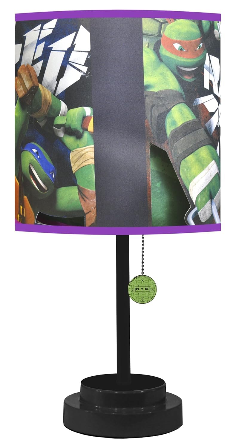 Amazon.com: Nickelodeon Table Lamp Teenage Mutant Ninja Turtles 11.8 x ...