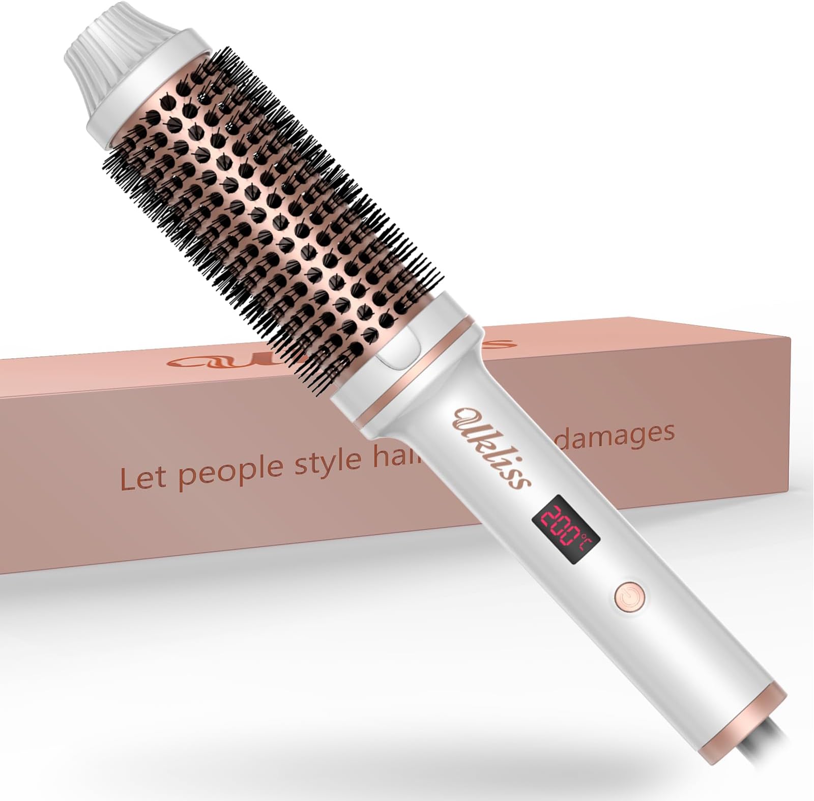 Amazon.com: Ukliss 1.5 Inch Heated Round Brush, Thermal Hot Round Brush ...