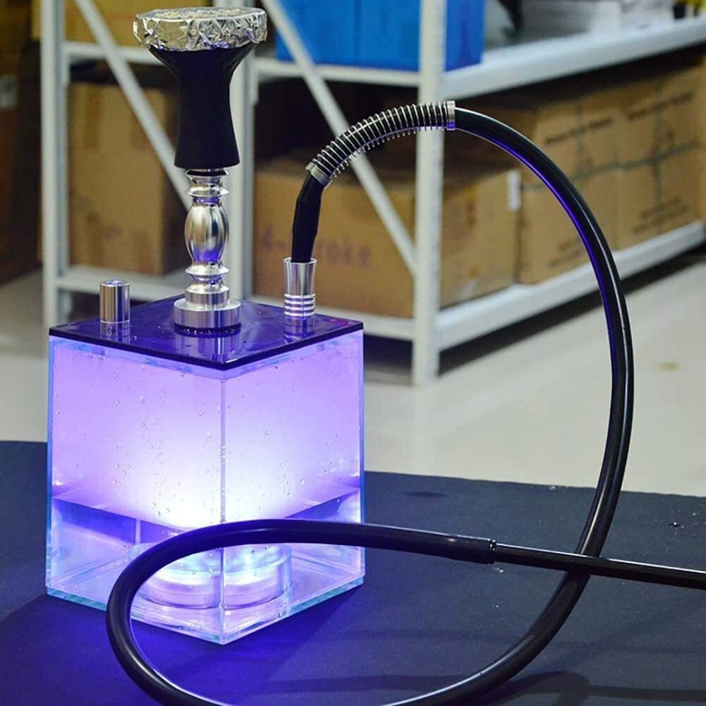 ZHNA Hookah Set Hookah Set, 1 Big Pipe Micro Cloud Modern Acrylic Clear ...