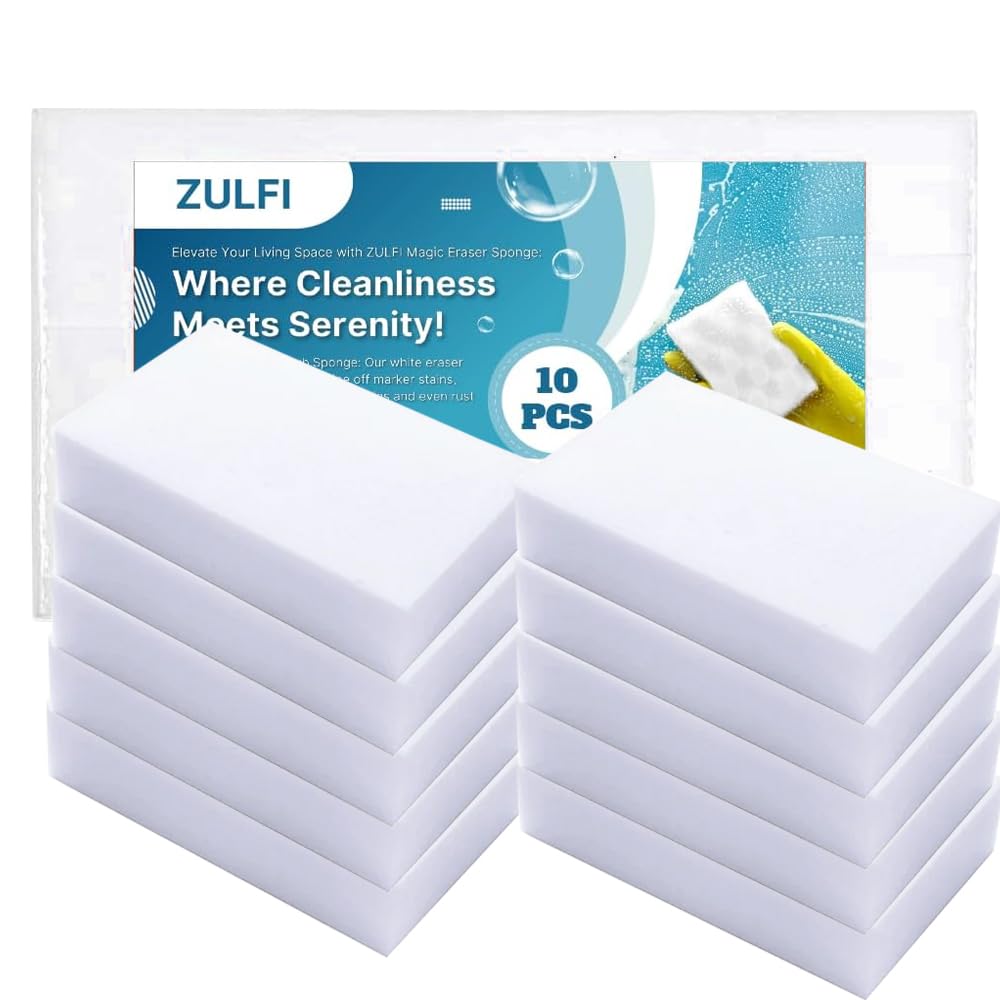 Magic Eraser Sponge for Cleaning Pack of 10 Melamine Foam Sponges ...