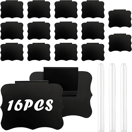 Amazon.com : 16PCS Labels for Storage Bins Basket Labels Clip On for ...