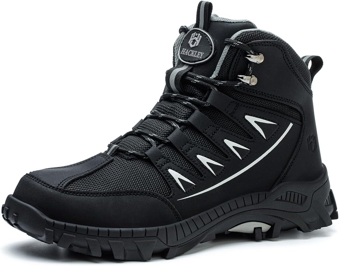 HACKLEY Zapatos de Seguridad Altos Punta de Acero para Hombres y Mujer ...