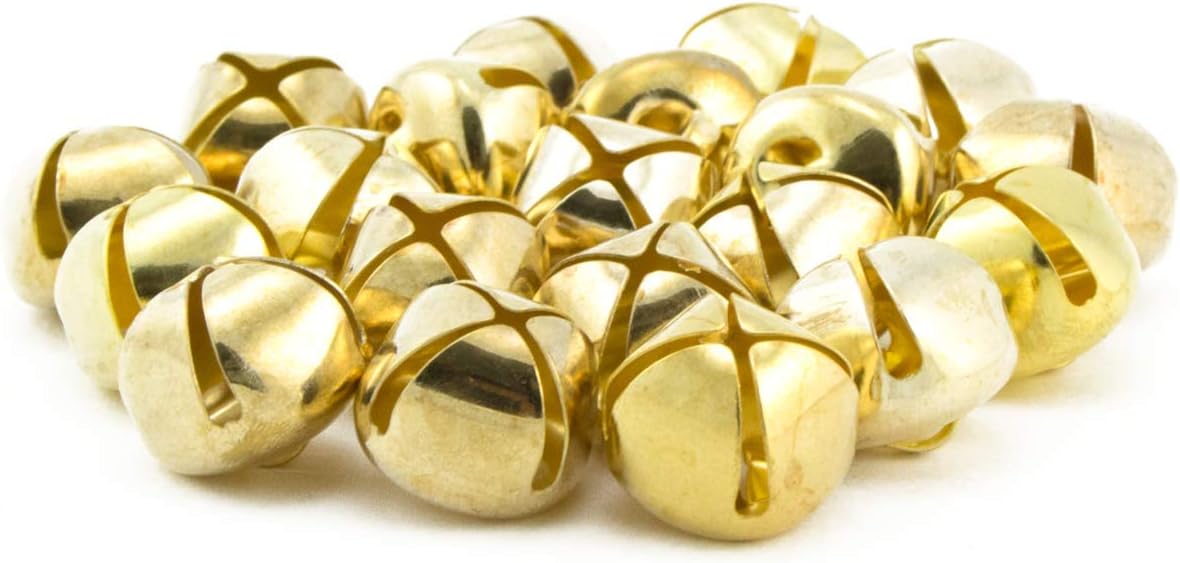 Cascabeles pequeños de 20 mm para manualidades, 120 unidades, color ...