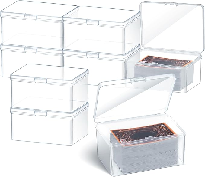 Amazon.com: Vicenpal Playing Deck Card Storage Box Plastic Card Boxes ...