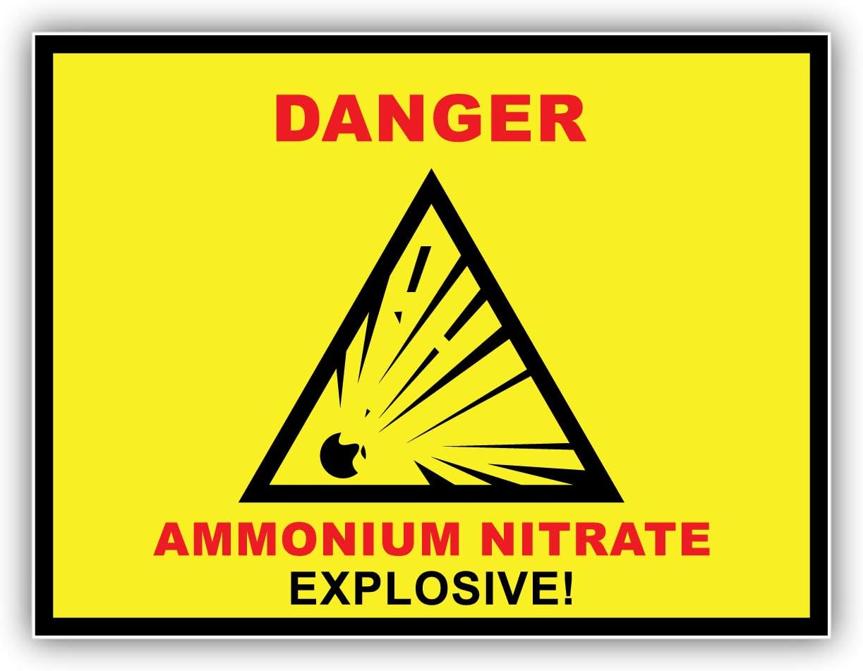 Amazon.com : Danger Explosive Vinyl Sticker Decal : Sports & Outdoors