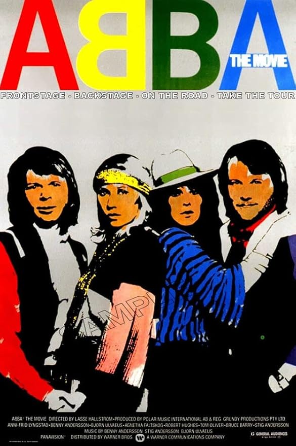 ABBA Vintage Pop Music Poster, Unframed Art Print, Multicolor, 29 x 21 ...